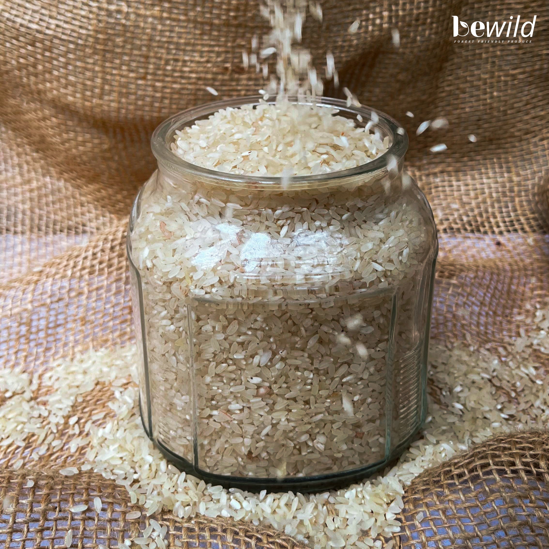 Mysore Mallige Rice | 5kg | Protein & Fibre-rich | SemiPolished | 100% ...