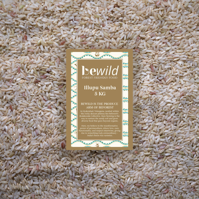 Illuppai Poo Samba Rice 5kg | Brown Rice | Unpolished | Fibre Rich | P ...